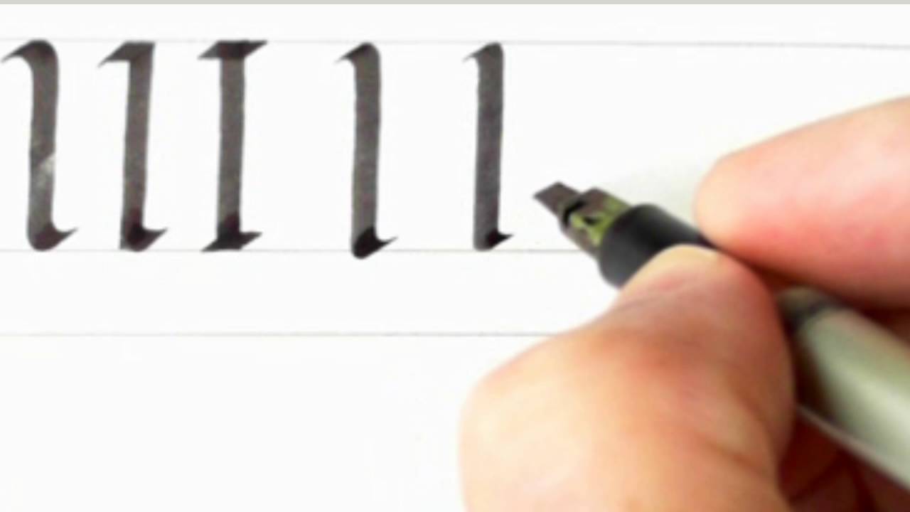 Calligraphy 24 Foundational Hand Capitals: C, I, H, J, K, O, Q - YouTube