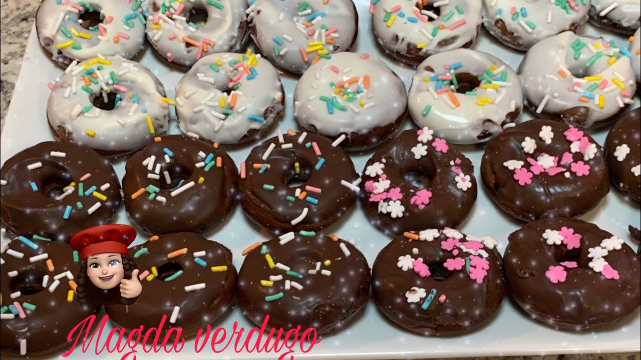 MINI DONAS en máquina de CHOCOLATE 🍩receta fácil y rápido - YouTube