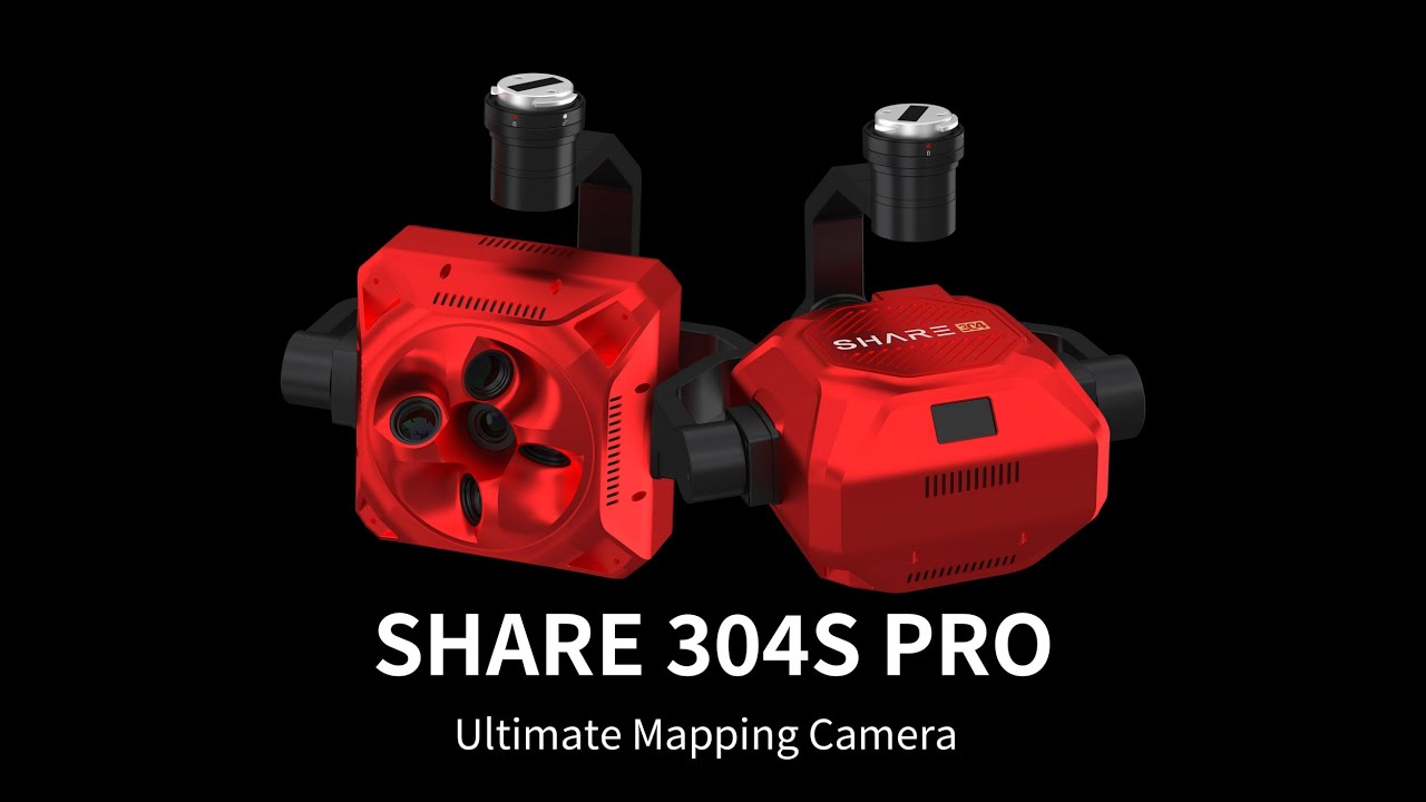 Introducing SHARE 304S PRO - 305 MP Full-Frame 5-Lens Oblique Aerial Camera - YouTube