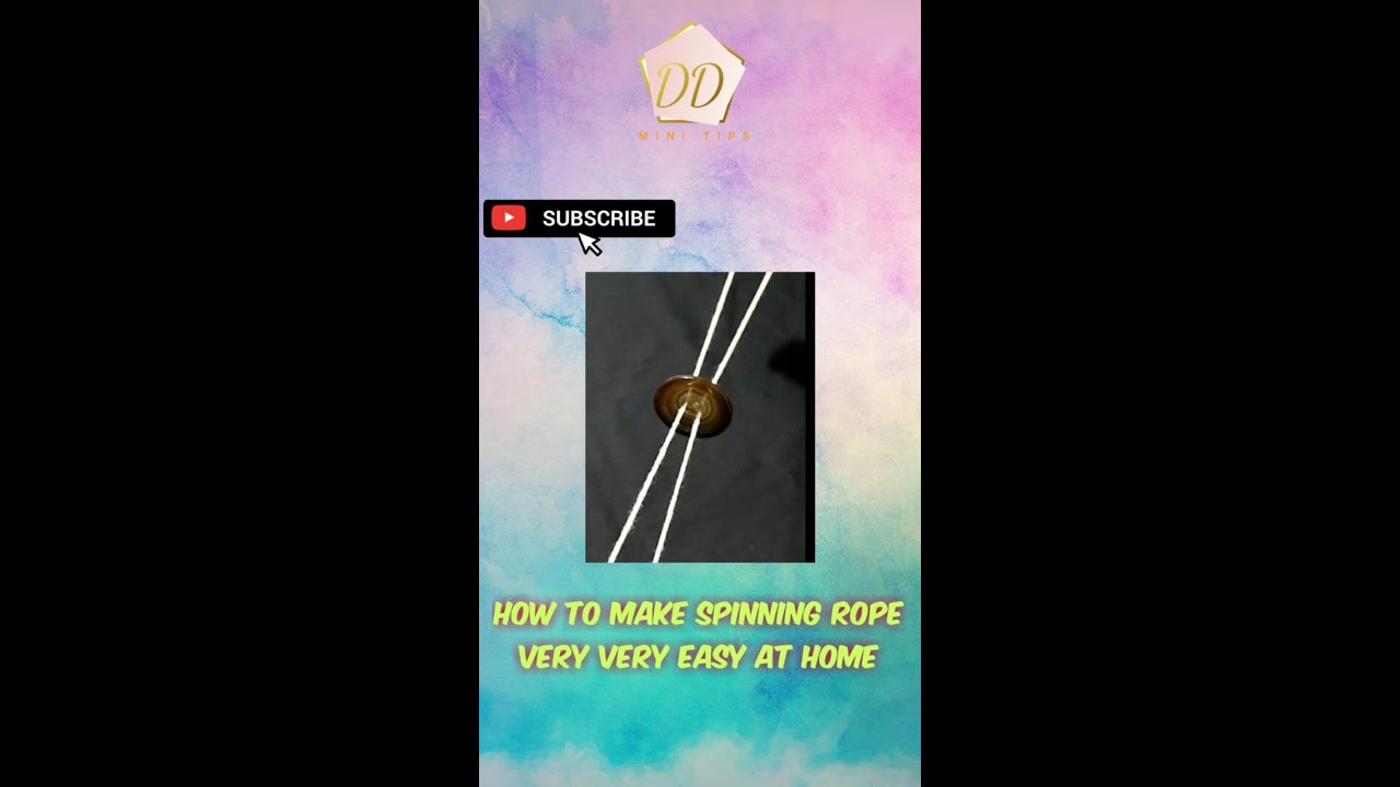 How to make Button spinner With rope | MIND RELAXING TOY | Easily at ...