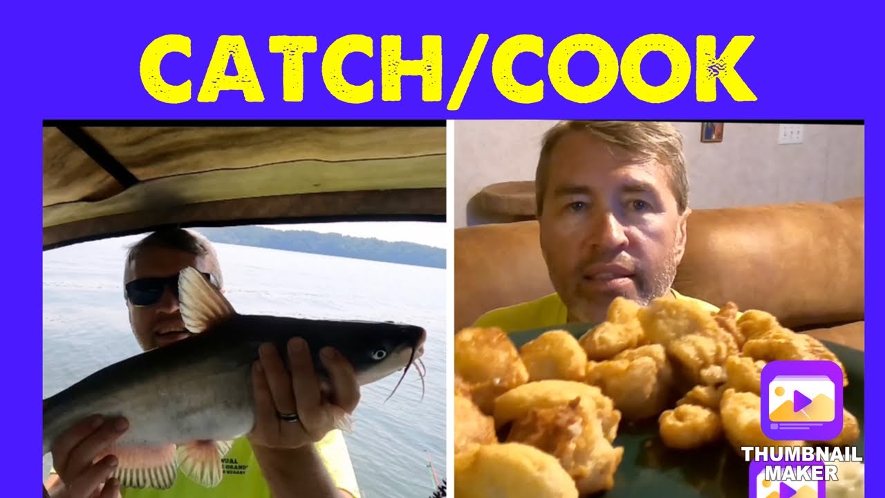 Jugging Catfish Catch Clean Cook! - YouTube