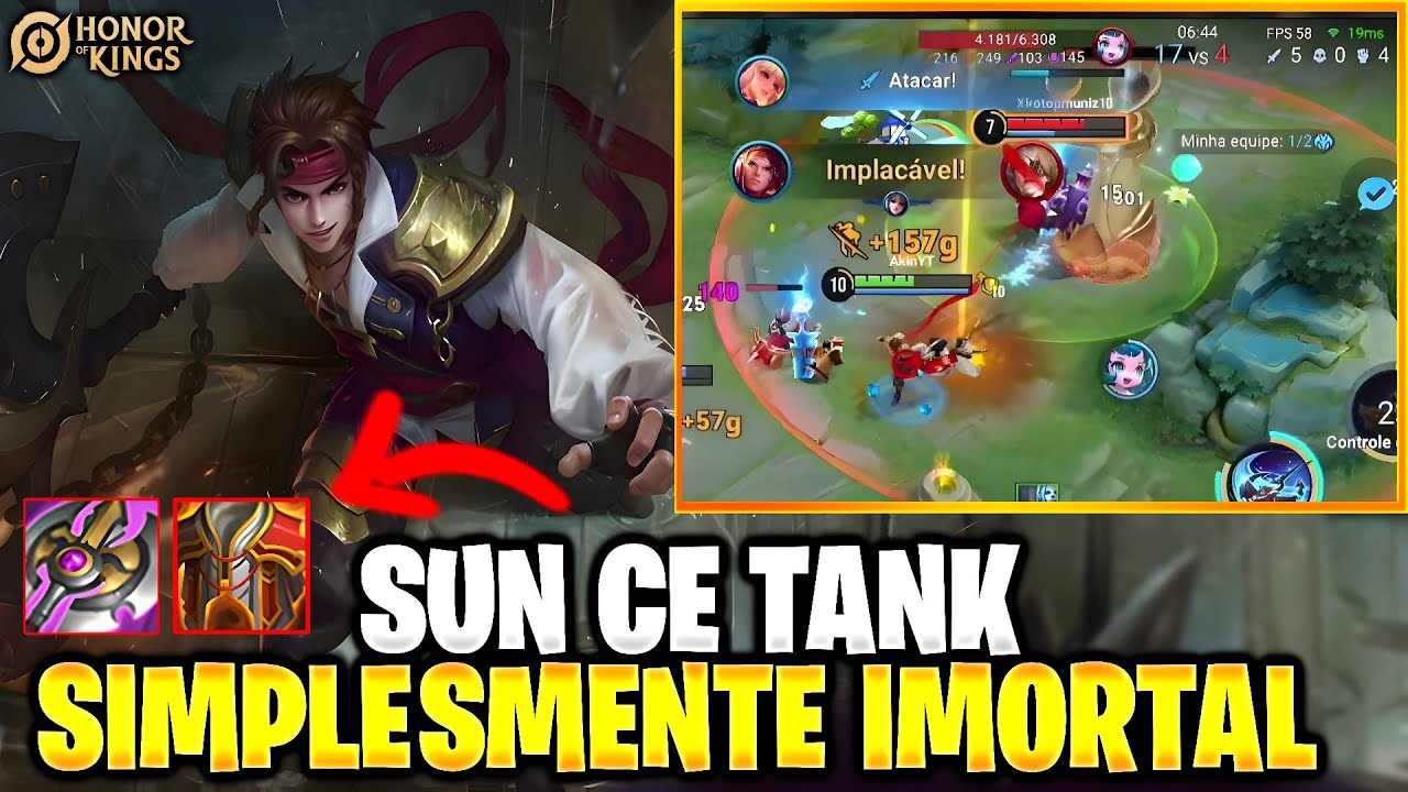 ESSA BUILD DE SUN CE TANK FAZ ELE FICAR SIMPLESMENTE IMORTAL | HONOR OF ...