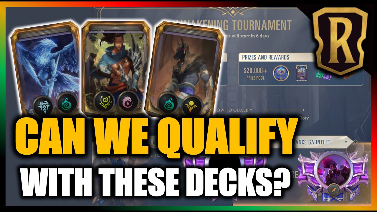 Runeterra Tournament Qualified? Full Last Chance Gauntlet Run vs Meta ...