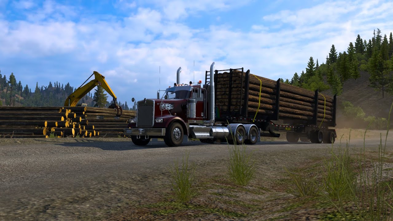 ATS | Kenworth W900 | Thompson Falls to Laurel (Dynamic Loading feature ...