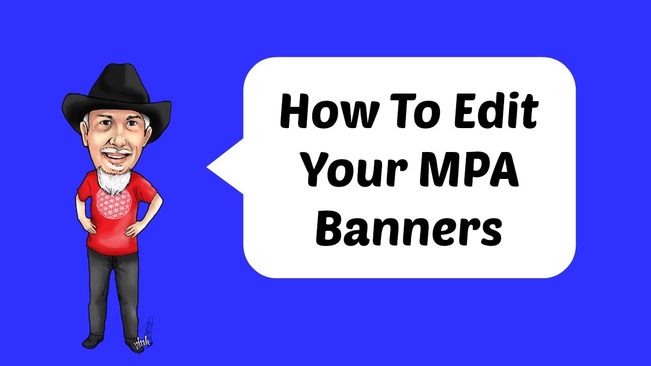 How To Edit Your MPA Banners - YouTube