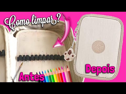 COMO TIRAR MANCHAS DE LÁPIS E CANETAS DO SEU ESTOJO KIPLING CORRETAMENTE