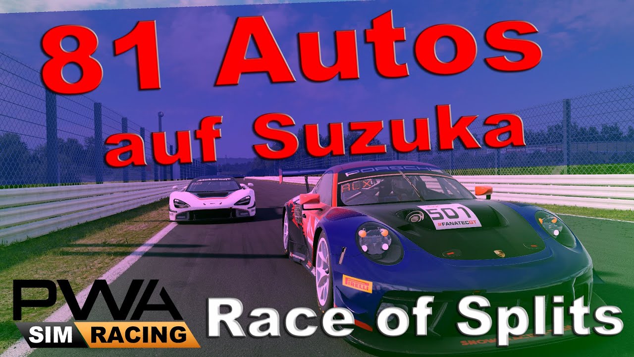 Fun Event Race of Splits - PWA Feierabendliga Suzuka - Live - YouTube