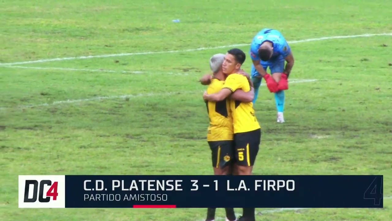 CD. Platense 3 - 1 LA. Firpo - Amistoso - YouTube