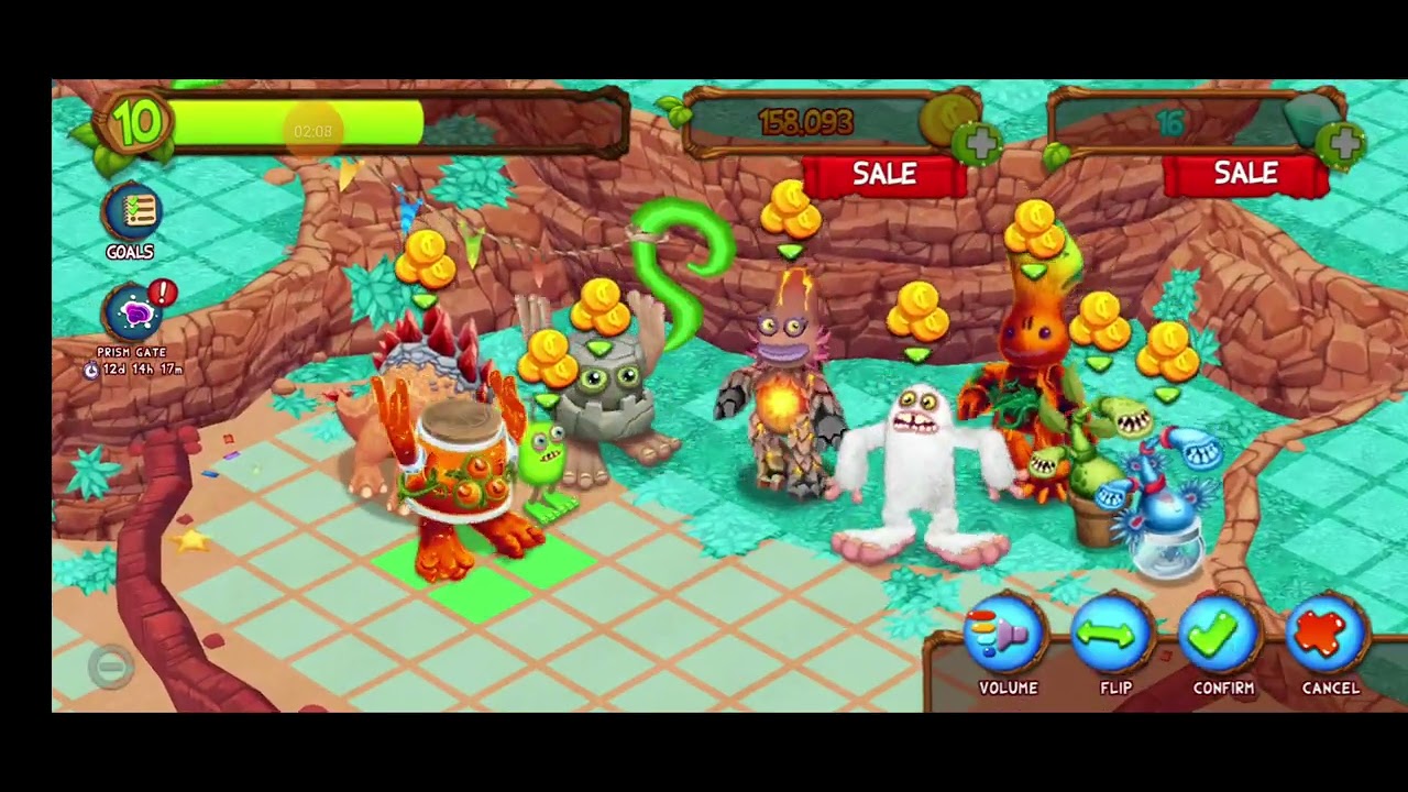 My Singing Monsters Dawn Of Fire Placing Attmoz! And Hatching Shrubb ...