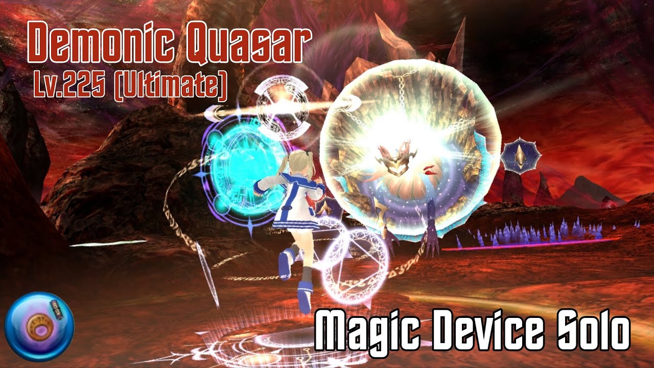 Solo Demonic Quasar Lv.225 (Ultimate) - MD (Magic Device) || Toram ...