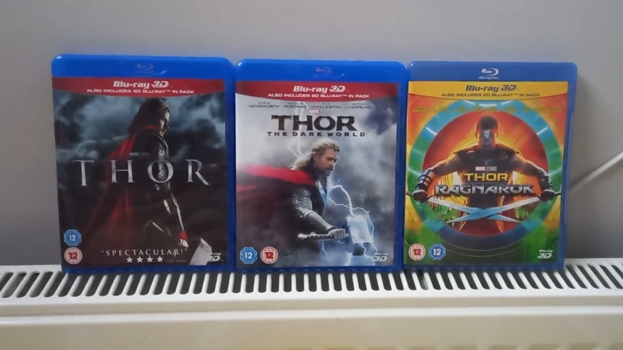 Thor 3-Movie Collection Blu-ray 3D Unboxing - YouTube