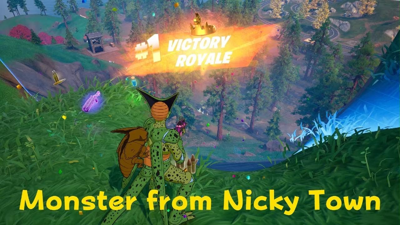 Monster from Nicky Town_Fortnite Zer0 Build Battle Royale - YouTube