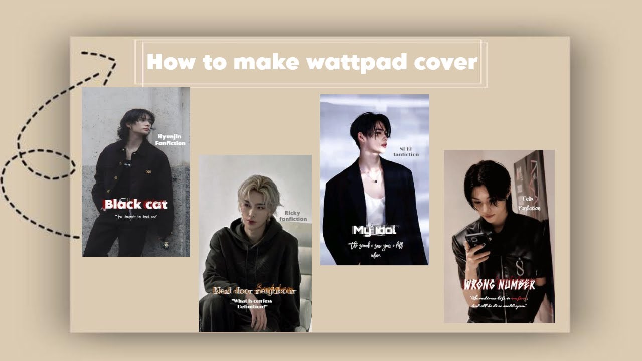 How to make wattpad cover! (on laptop) - YouTube