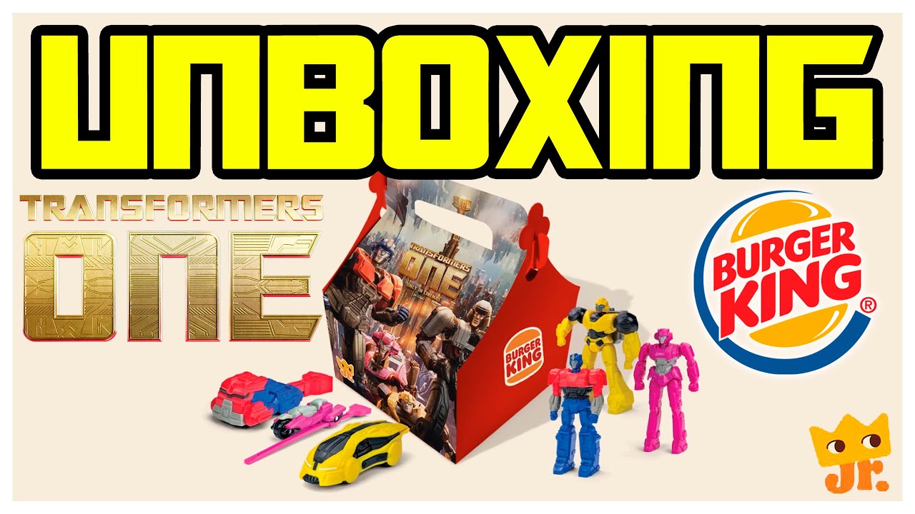UNBOXING NUEVA COLECCIÓN TRANSFORMERS ONE BURGER KING #Transformers # ...