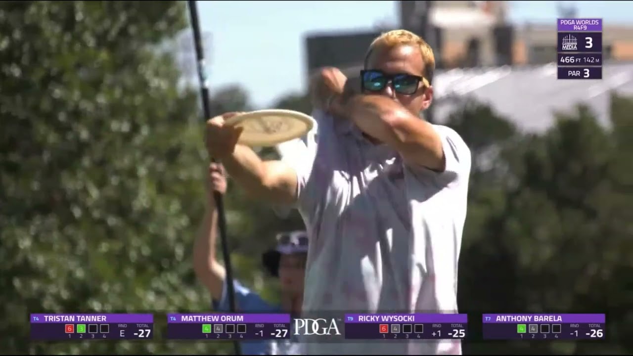 Matthew Orum PARKS 470' Touchy Backhand | 2022 Worlds - YouTube