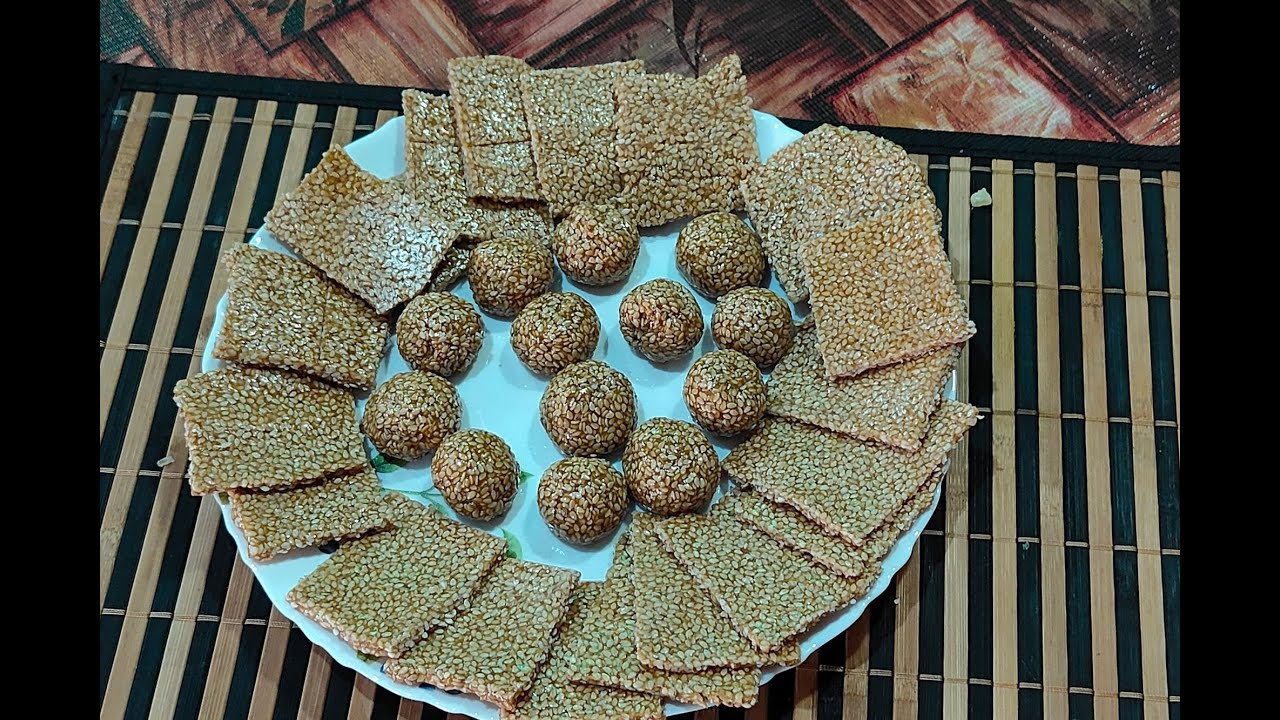 Tal Sakli / home made chikKi Treat: Crunchy Sesame & Jaggery Bliss with ...