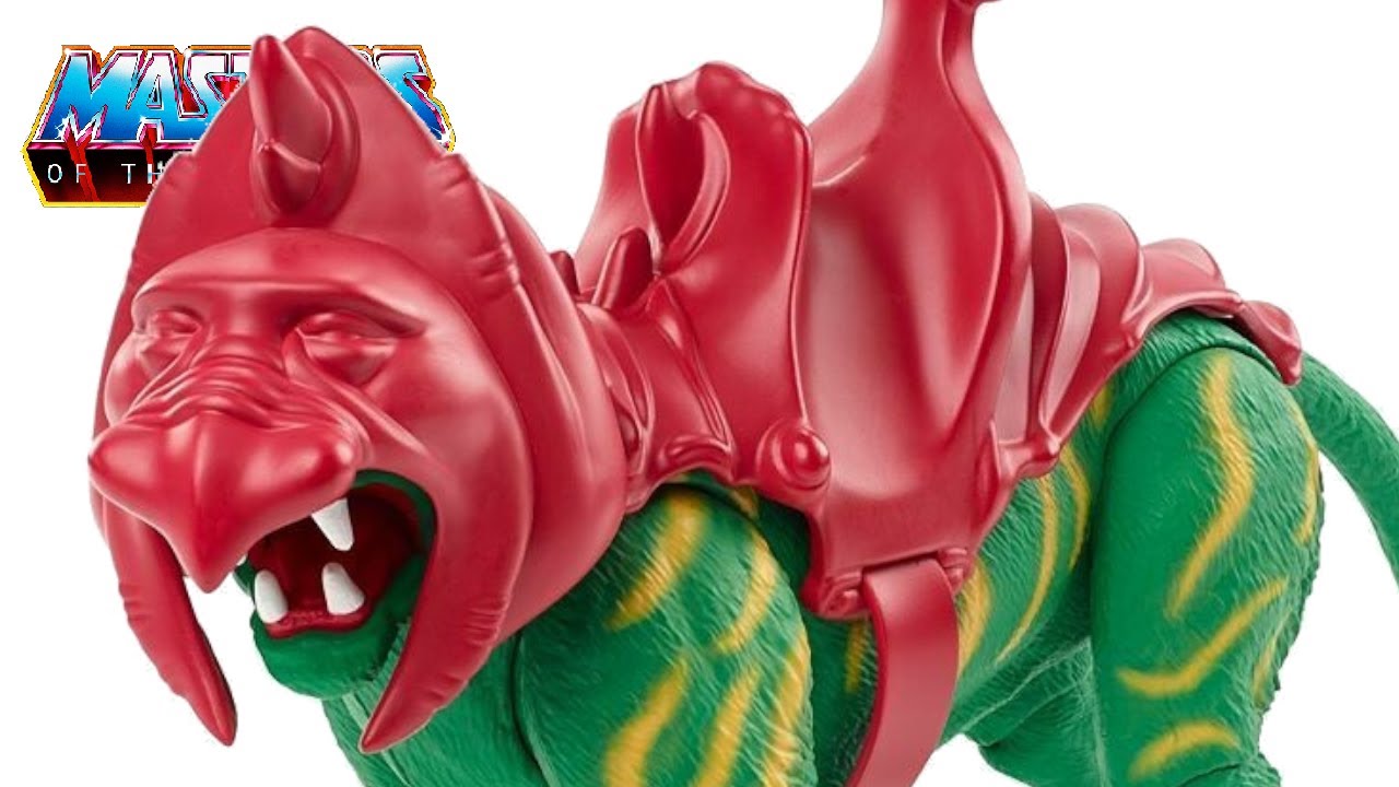 MOTU Battle Cat Masters of the Universe Origins Review - YouTube