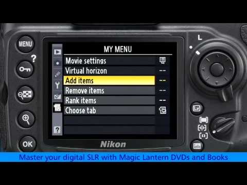 Nikon D300s: Save Time with My Menu - YouTube