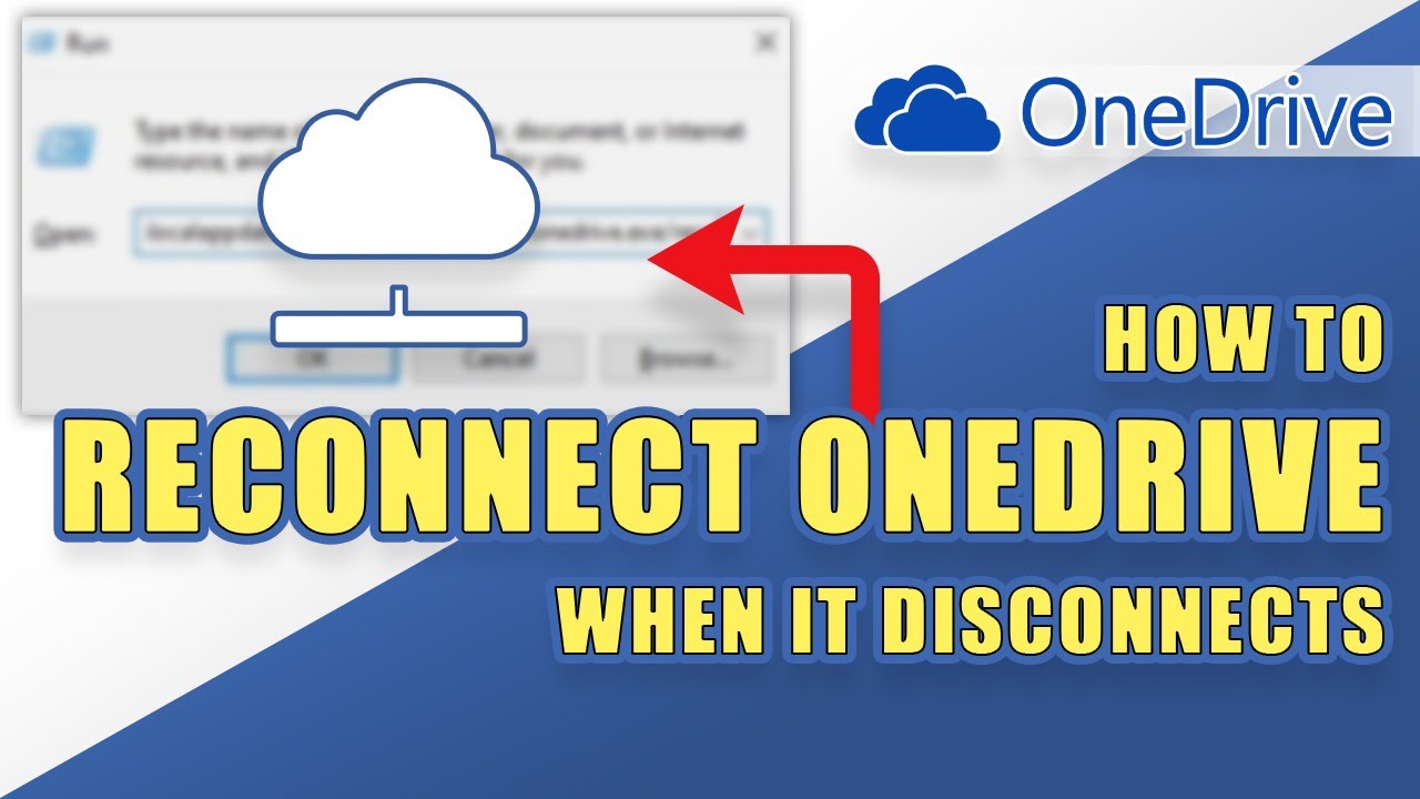 [SOLVED] Easily RECONNECT OneDrive When it Disconnects - YouTube
