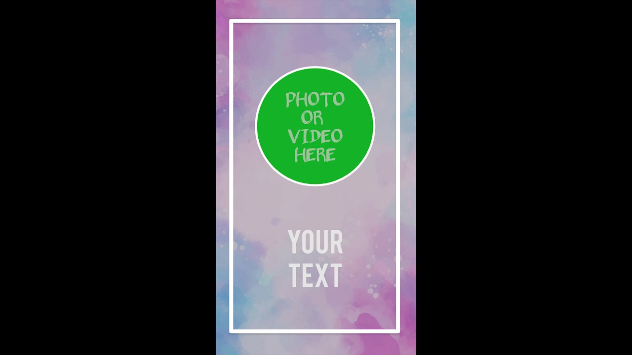 INSTAGRAM STORY FRAME -GREEN SCREEN- - YouTube