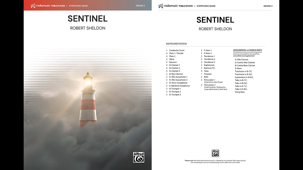 Sentinel, by Robert Sheldon – Score & Sound - YouTube