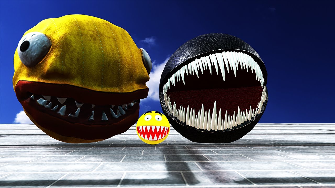 PACMAN VS MONSTAR VS VENOM PACMAN - YouTube