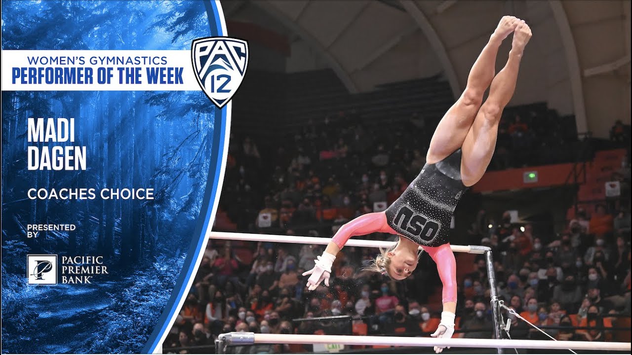 Oregon State's Madi Dagen earns Pac-12 Gymnastics Coaches Choice of the ...