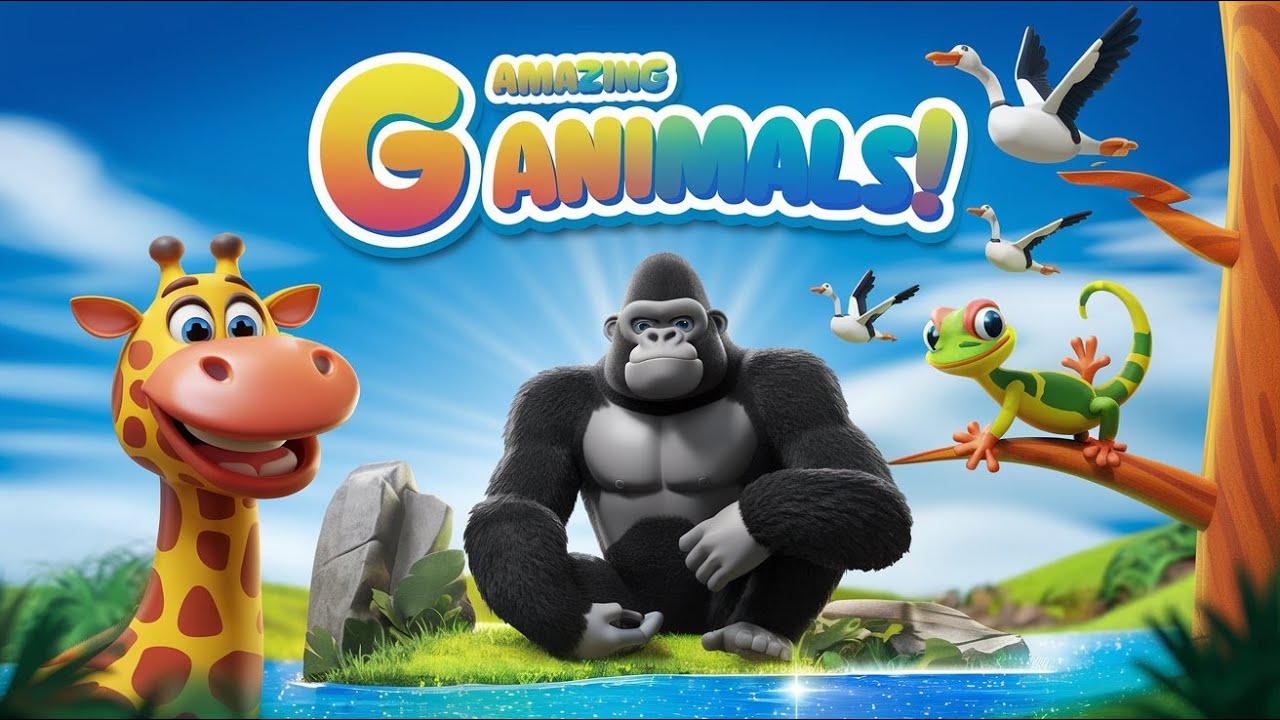 "Gorgeous Animals That Start with G! Fun Learning for Kids | Kidslore ...