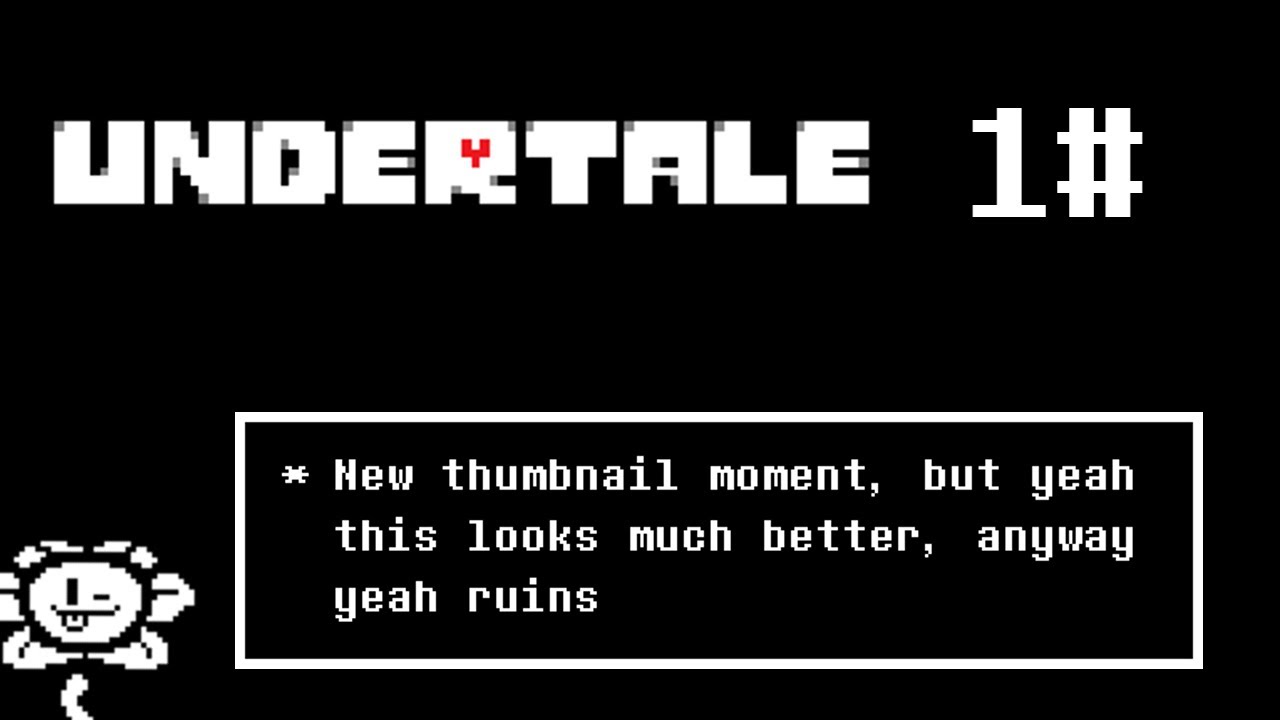 Very professional UNDERTALE gameplay (Ruins, PS4 Edition, Part 1) - YouTube