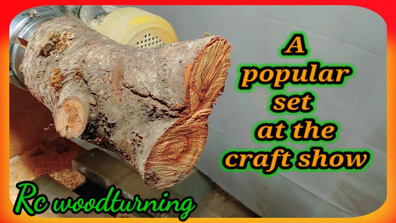 wood turning another popular craft show project - YouTube