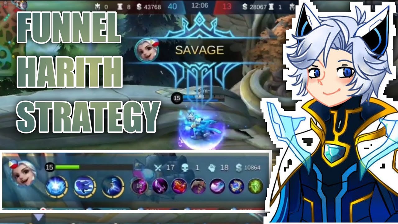 Harith Funnel Strategy #2. Harith Savage | MLBB2020 | HARITH BEST BUILD ...