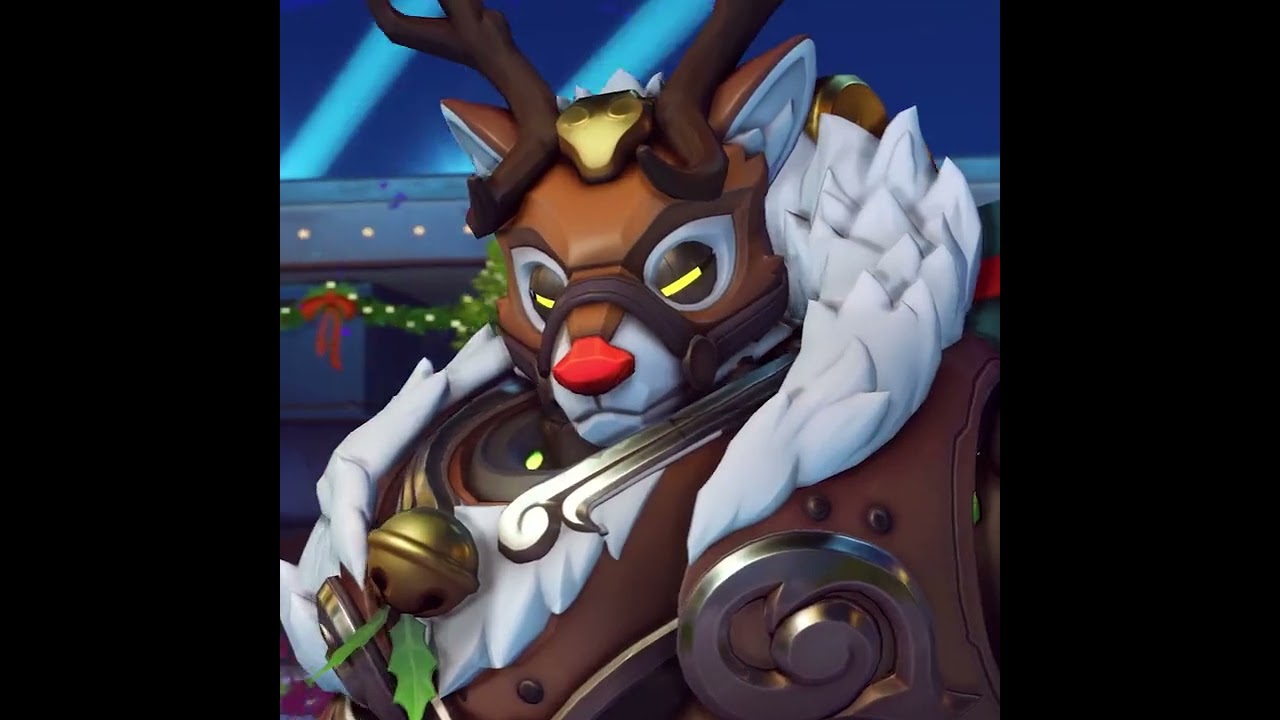 Reindeer Orisa Winter Wonderland 2021 Skin Preview - YouTube