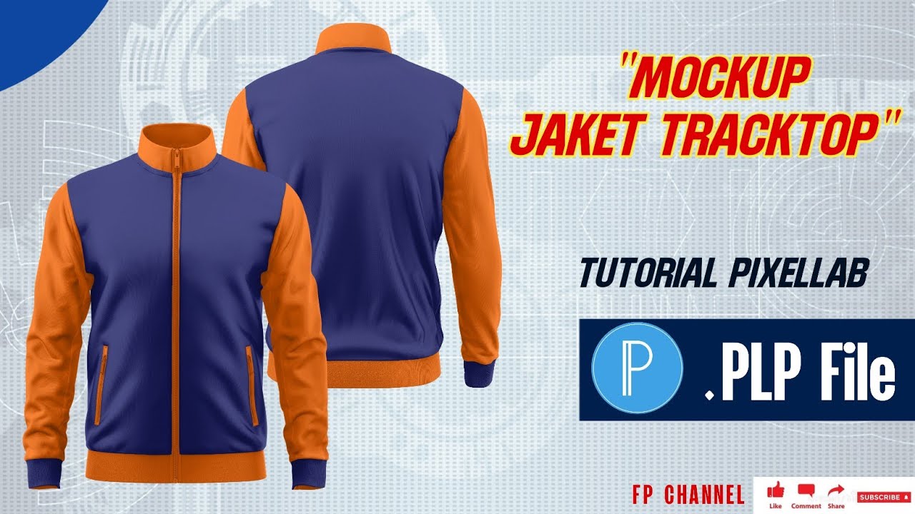 CARA MEMBUAT DESAIN MOCKUP JAKET TRACKTOP - FREE DOWNLOAD MOCKUP - PLP ...