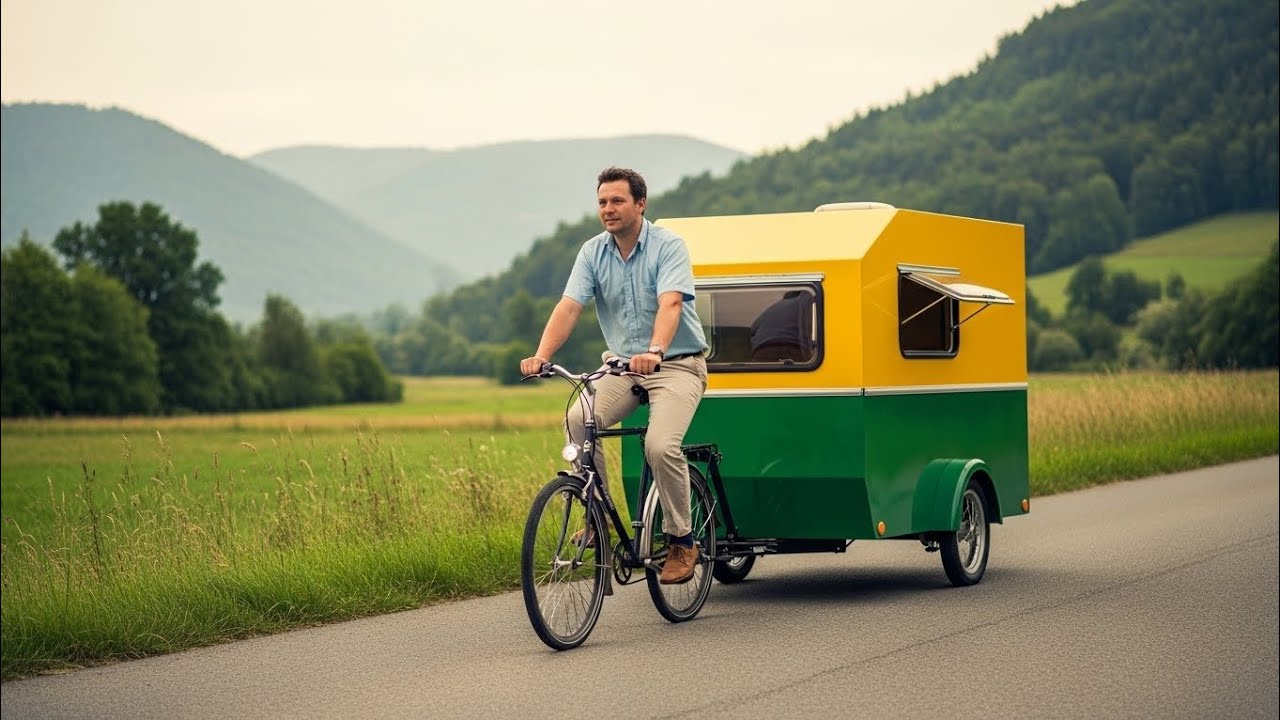 🚲🏡 This Bicycle Tiny Home Will Change How You See Travel & Minimalist ...