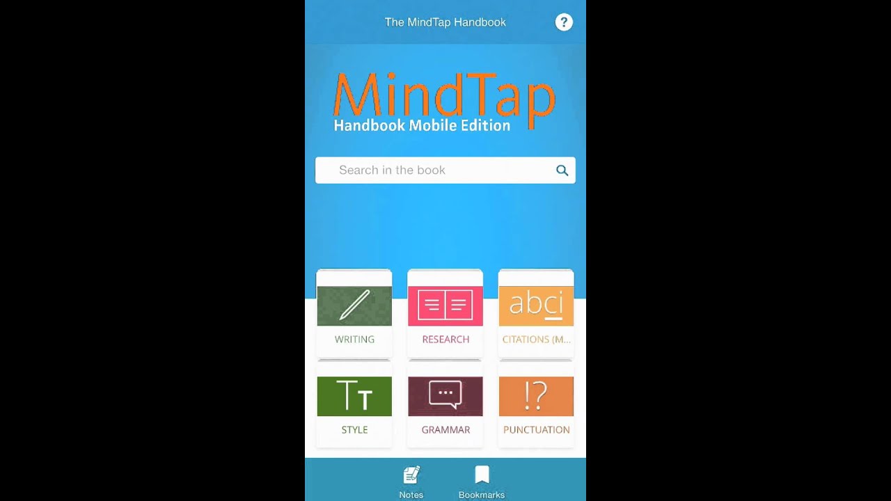 How to use MindTap Handbook app through IOS - YouTube