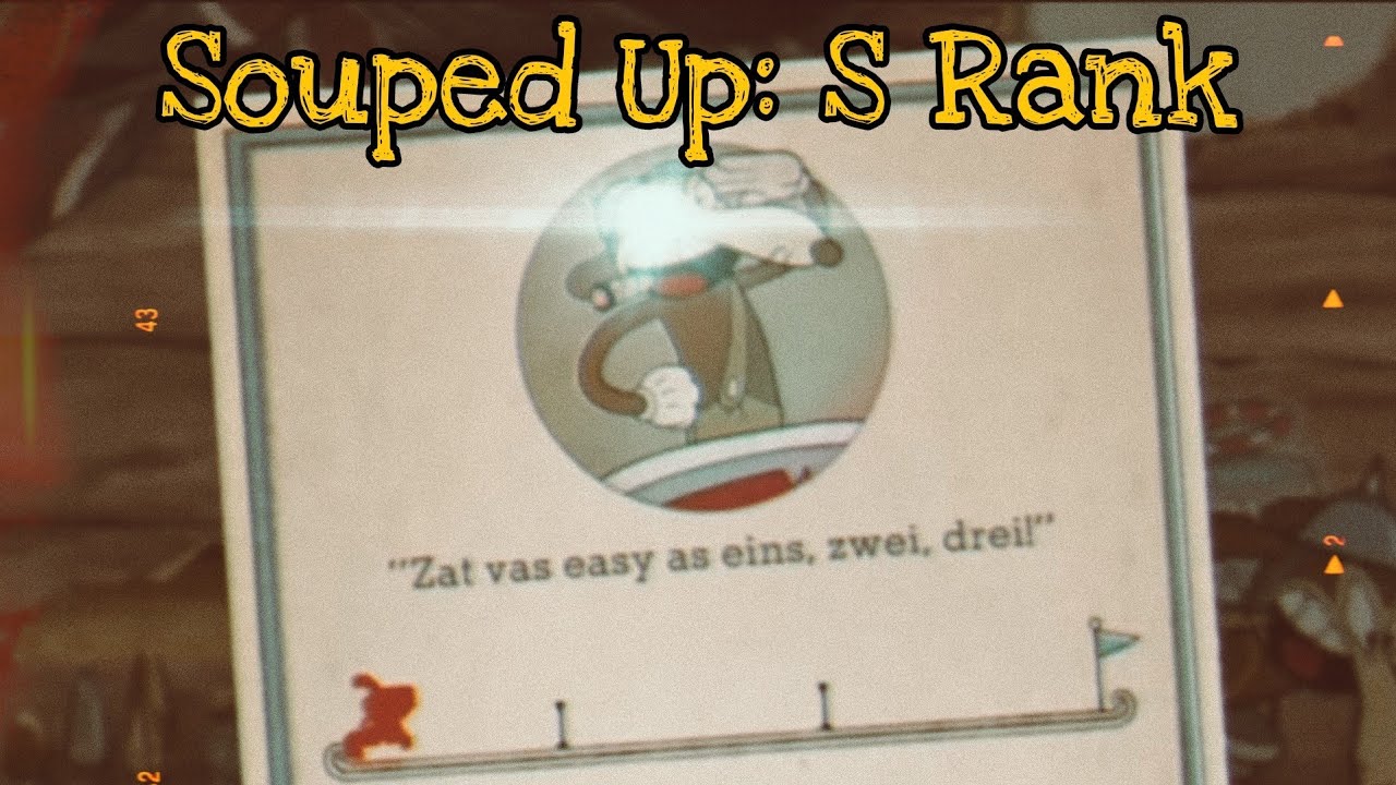Cuphead: Souped Up mod - Werner Werman buff: round 1 S Rank (hitless ...