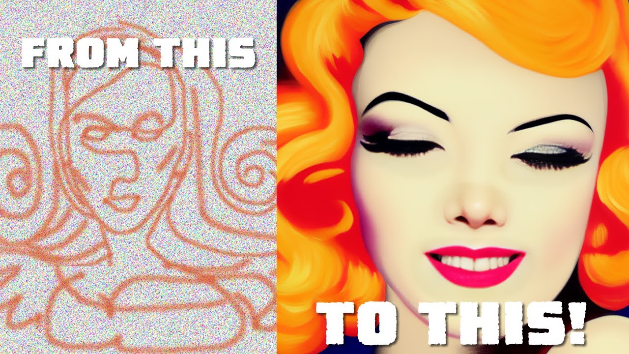 Time Lapse Doodling: Noise Painting in Stable Diffusion - YouTube