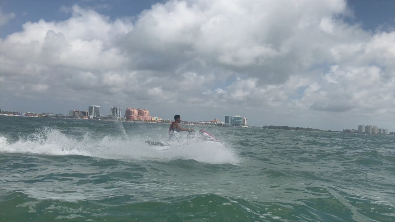 HE FELL OFF THE JET SKI!! - YouTube