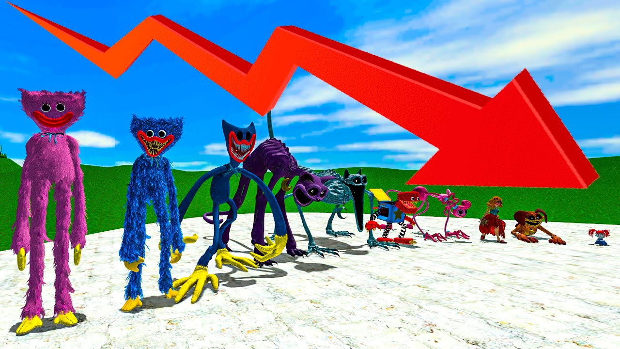 NEW DOGDAY SIZE COMPARISON ALL POPPY PLAYTIME CHAPTER 3 in Garry`s MOD ...