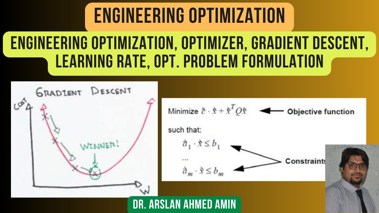 Engineering Optimization, Optimizer, Gradient Descent, Learning Rate ...