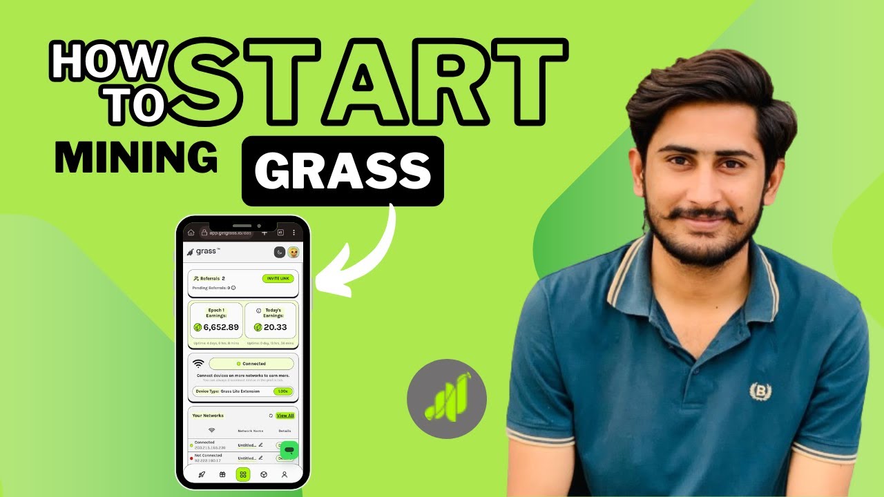 Grass Mining on Mobile: Easy Setup Guide to Start Mining 🌱📱 - YouTube