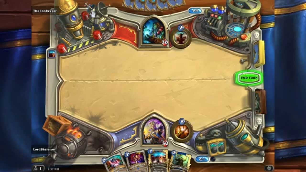 Lord Skeleton: Hearthstone: GvG: Nová herní deska - YouTube