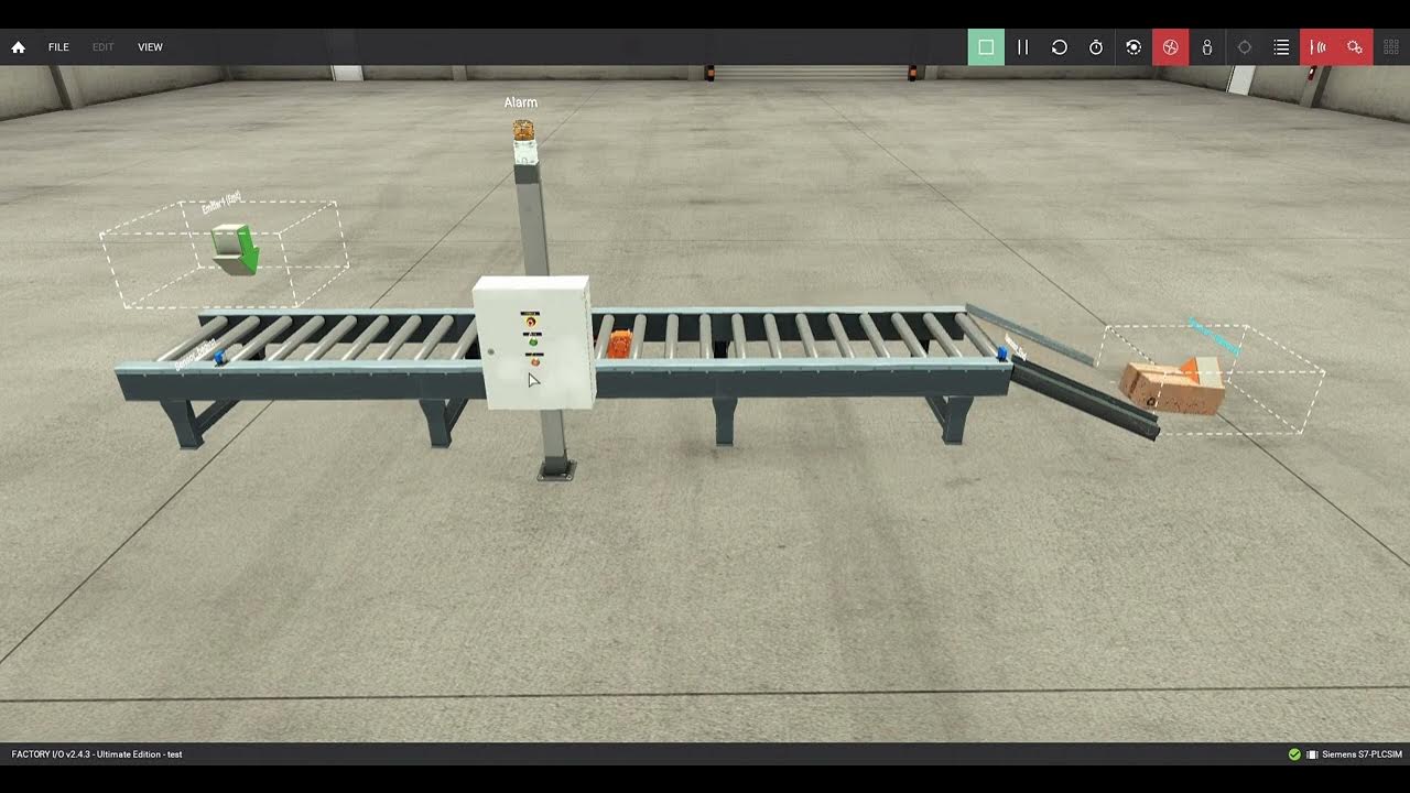 Tia Portal - Factory IO ( Conveyor ) - YouTube