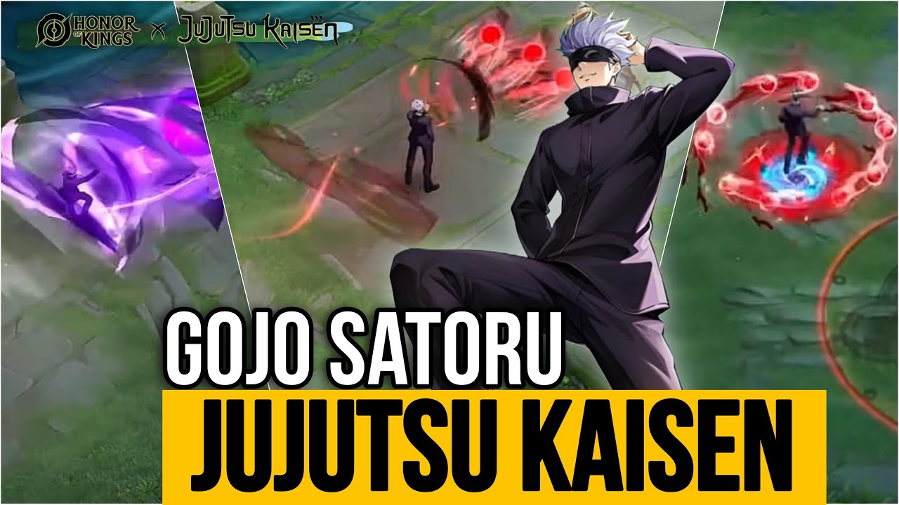 GOJO SATORU / KONGMING SKIN PREVIEW | Honor of Kings X Jujutsu Kaisen ...