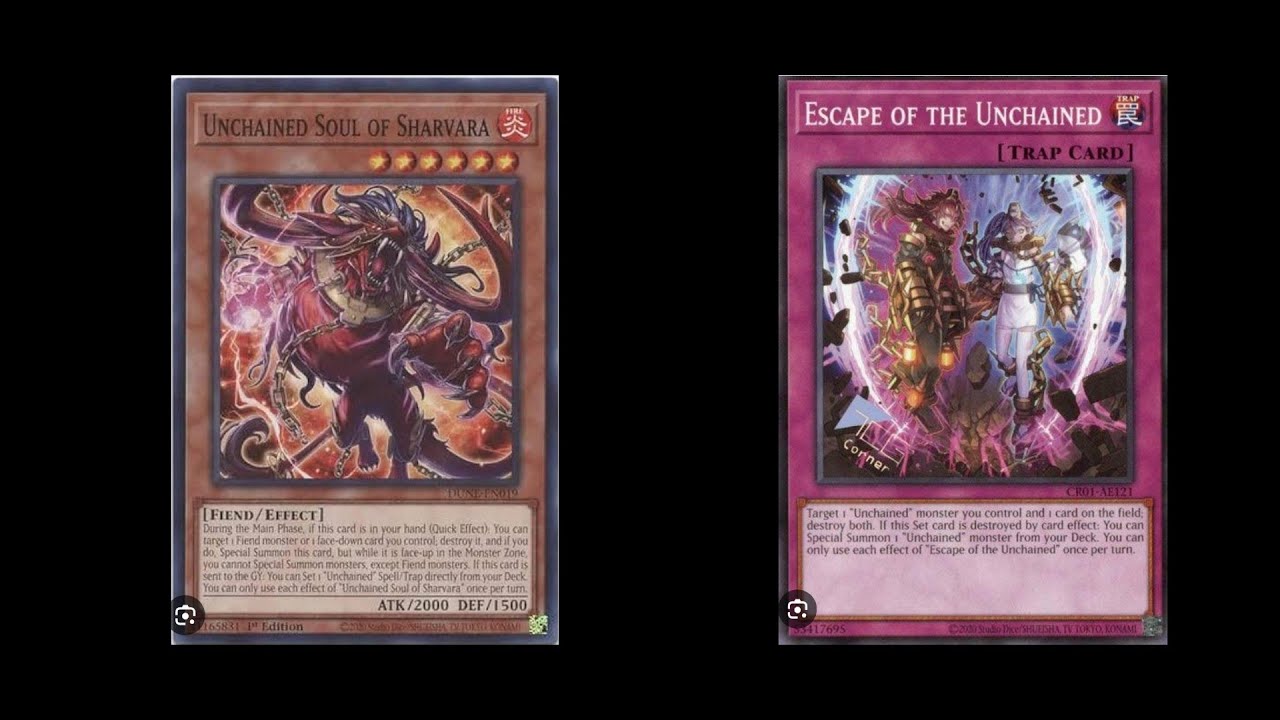 Unchained combo #1, Sharvara + 1 Unchained spell/trap - YouTube