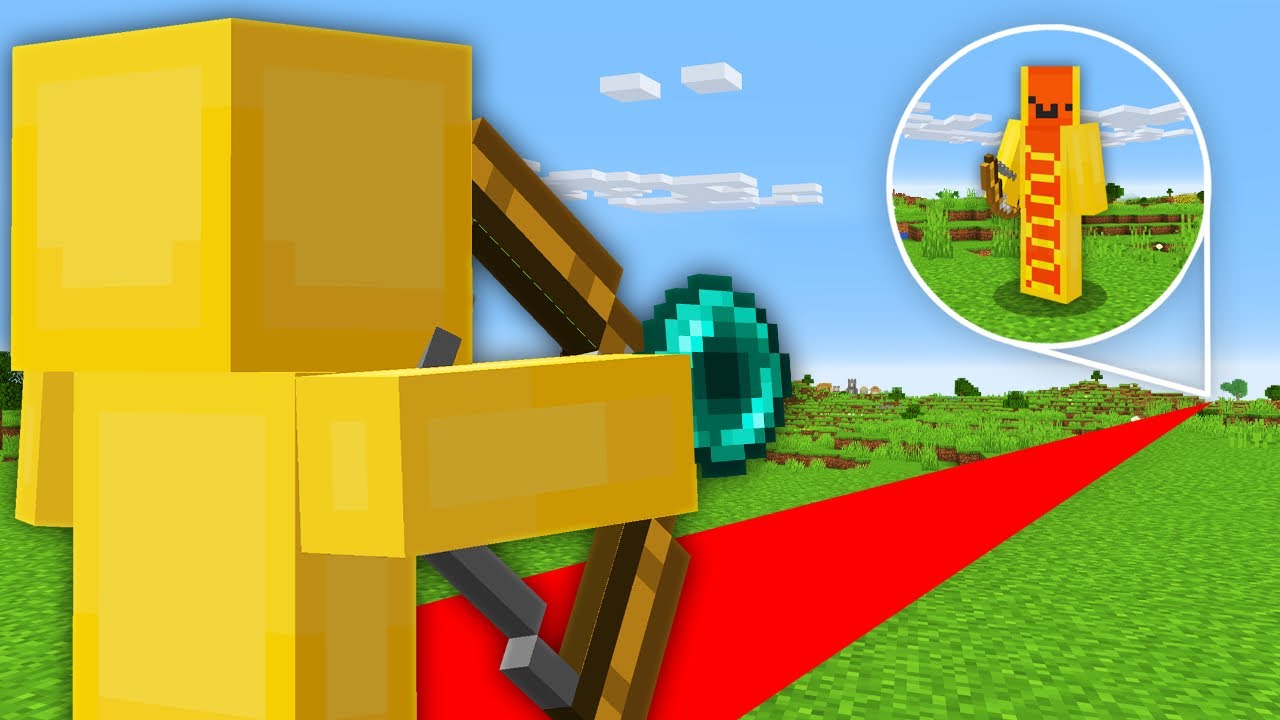 Minecraft with Custom Teleport Bows! - YouTube