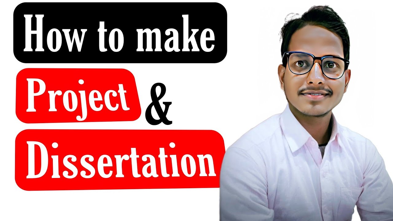 How to make project and dissertation in msc | MSc me dissertation और project कैसे बनाए by Irshad ...