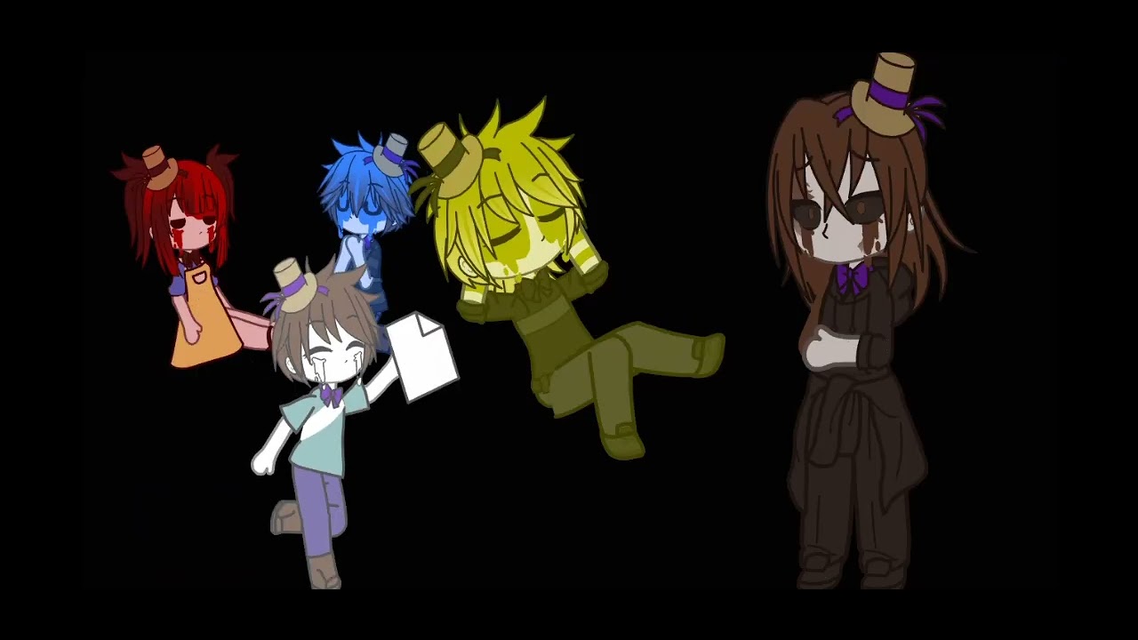 [fnaf/gacha] Michael Brooks shows his drawing to devon - YouTube