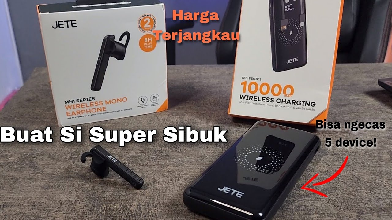KHUSUS BUAT SI SUPER SIBUK! - Review JETE MN1 Wireless Mono Earphone ...