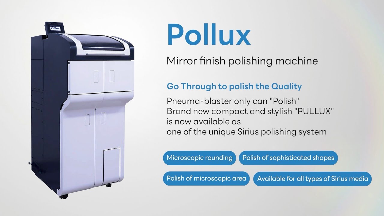 Pollux Mirror finish polishing machine ーFUJI BLASTECHー - YouTube